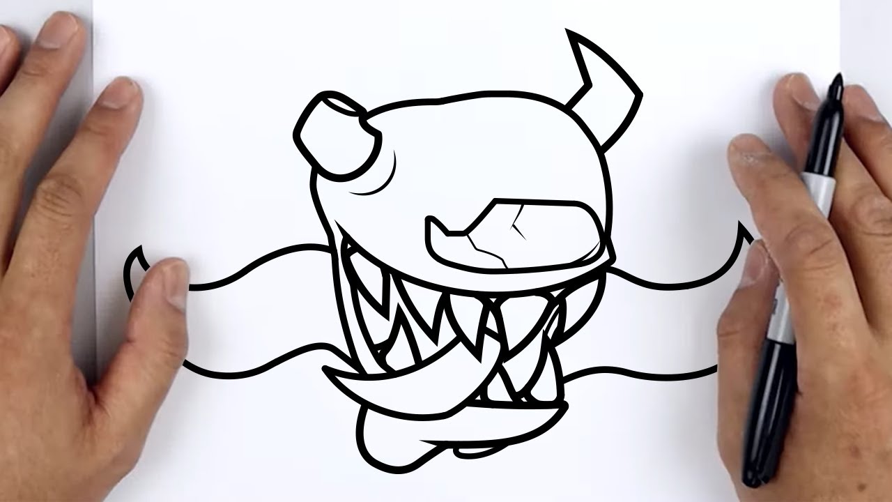 HOW TO DRAW GREEN IMPOSTER PARASITE | Friday Night Funkin (FNF) - Easy Step By Step Tutorial