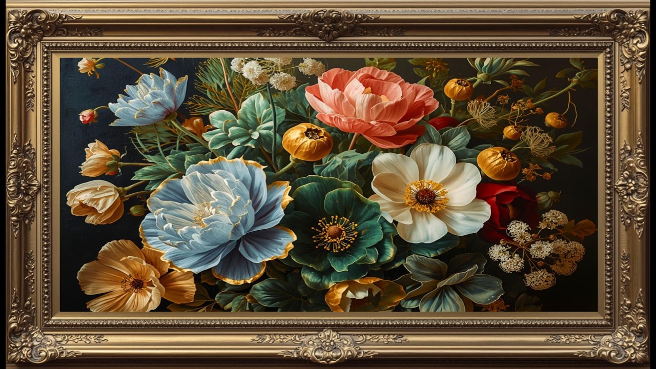 Vintage Eternal Calm Mood Wallpaper Background | Ultra HD 4K | Framed Original Digital Art