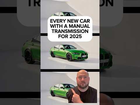 Every new car with a manual for 2025. #savethemanuals #manualtransmission #manuals #newcars #carnews