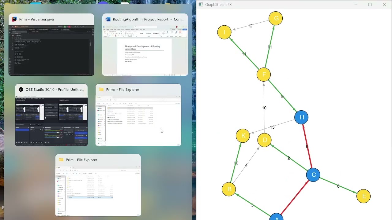 Prim's Algorithm Visualization | Java + JavaFX + GraphStream