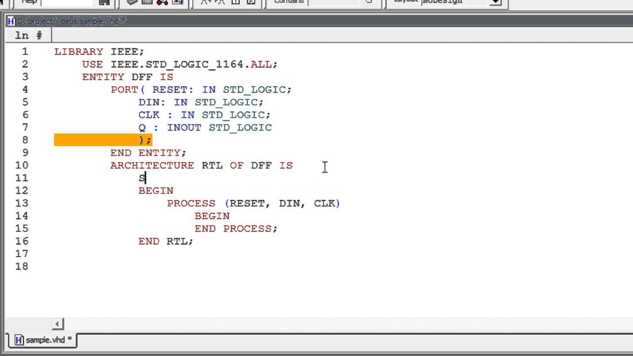 VHDL Basic Tutorial 3
