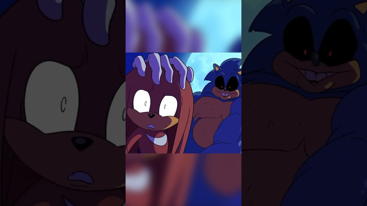 WEIRDEST SONIC.EXE ANIMATED DEATH SCENE 💀 #shorts #sonic #exe #sonicexe #knuckles #rouge #animation