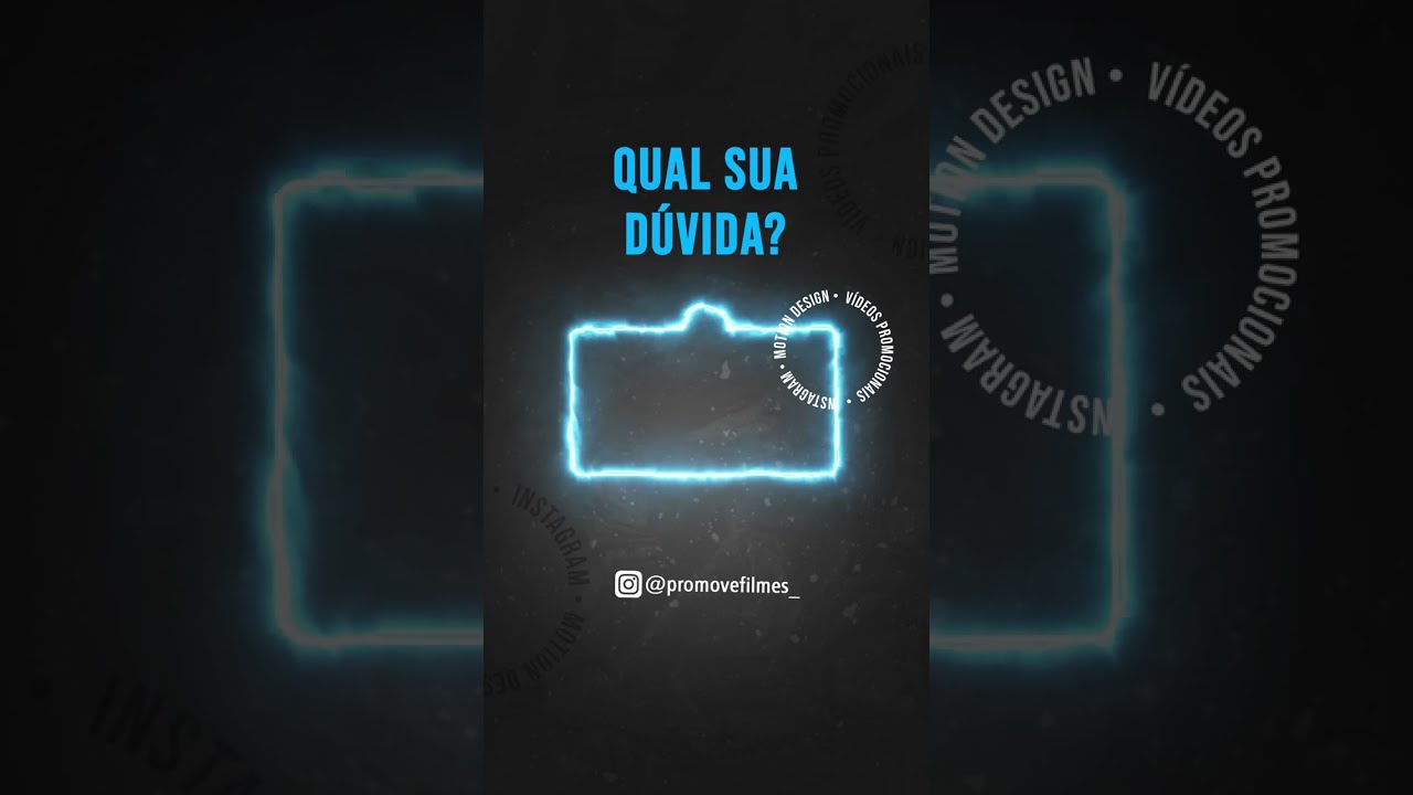 Caixa Pergunta Instagram Animação Motion Design | Promove Filmes
