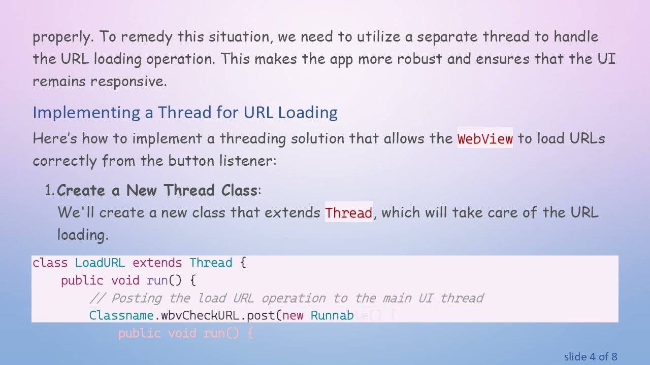 Solving the Issue of Android WebView Not Loading URLs from Button Listener