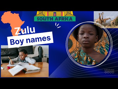 Zulu names for boys