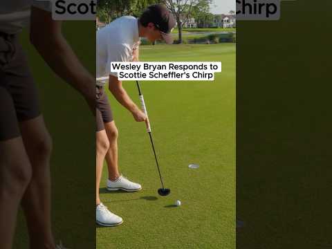 Wesley Bryan Responds to Scotties Scheffler's Chirp! 😂 #scottiescheffler #granthorvat #golf