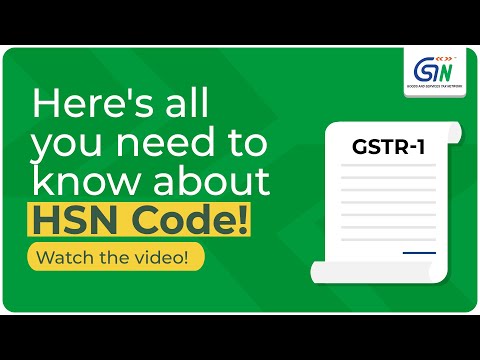 Now save time & make filing easier with HSN Code. Watch the video!
