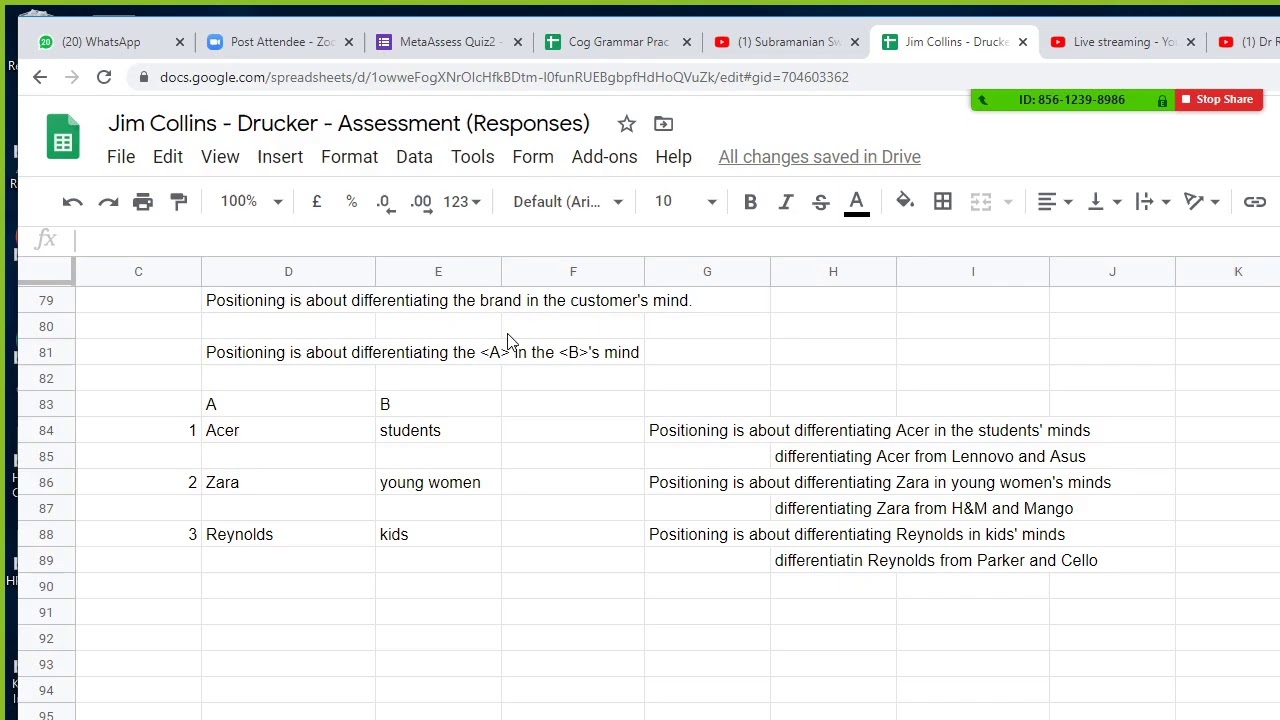 Cognitive Grammar - Thinking tool