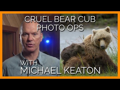 Michael Keaton Blasts Tourist Traps for Cruel Bear Cub Photo Ops