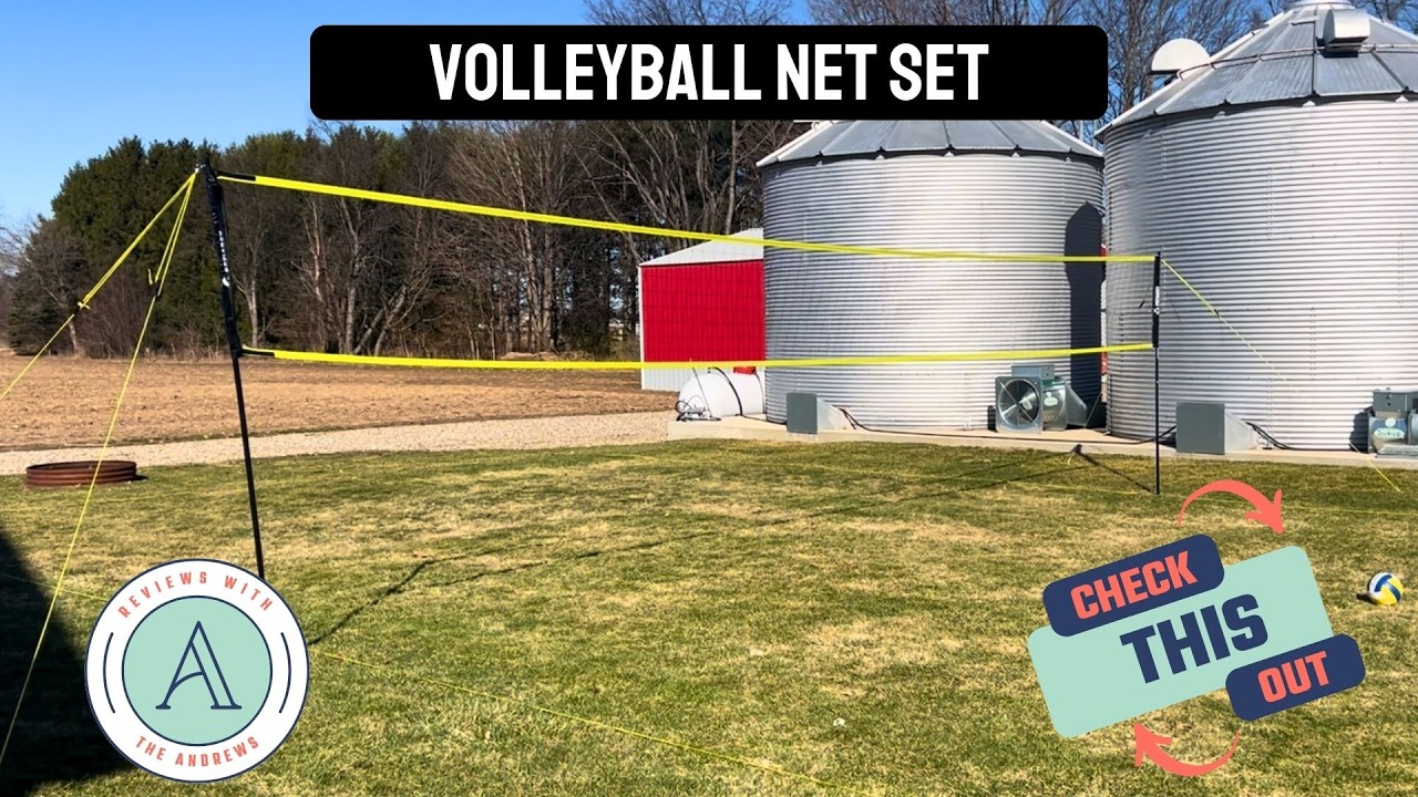 Easy Set Up Yard Volleyball Net Set