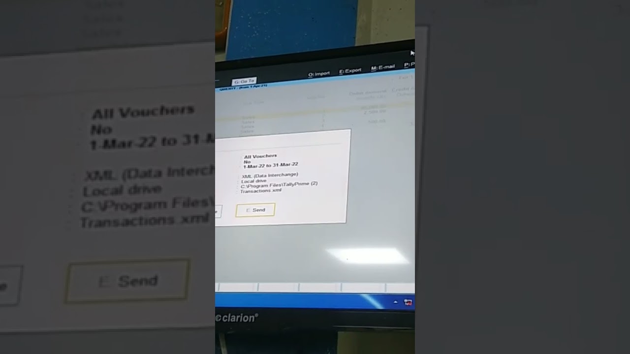 Tally prime me PDF Banane ke liye.