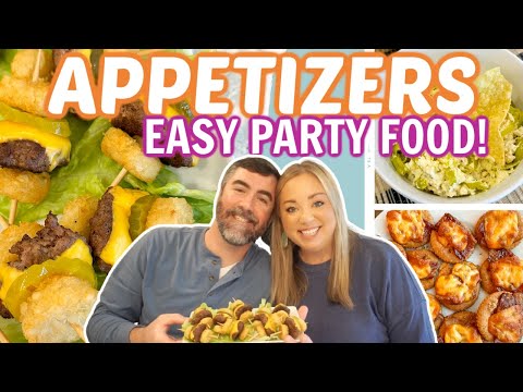 MAKE THESE 3 EASY APPETIZERS AT YOUR NEXT PARTY | FOOTBALL FOOD | PARTY FOOD APPETIZERS | MUST TRY