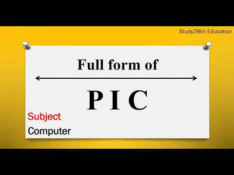PIC ka full form | Full form of PIC in English | Subject - Computer