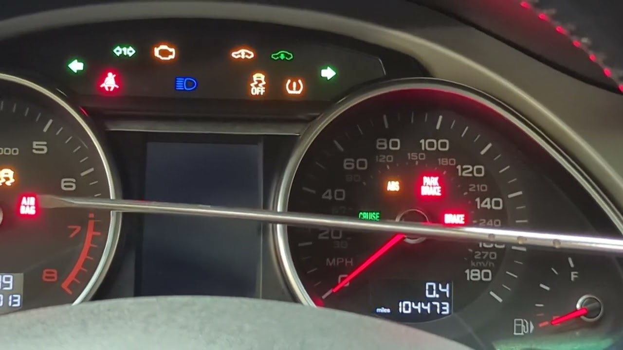 Most Common Audi Warning Lights Meaning Explained
