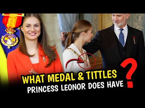 Princess Leonor Medals & title collections best surprise moments