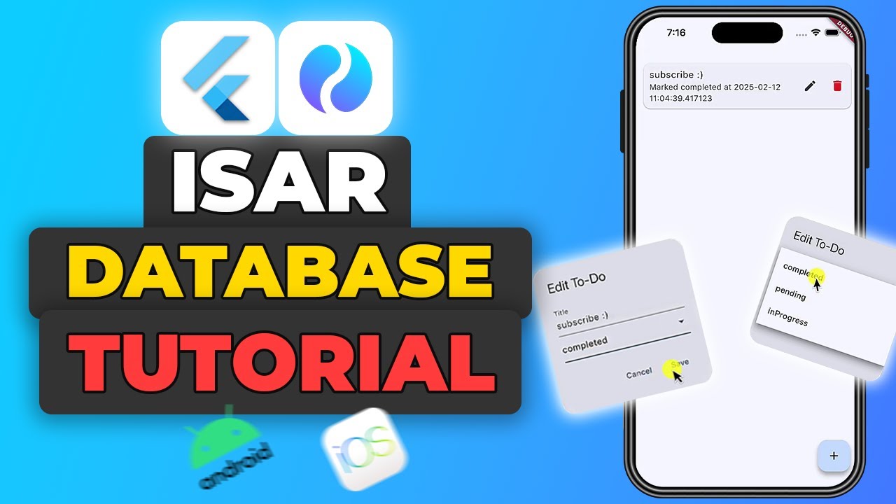Flutter Isar Database Tutorial | Isar DB CRUD Guide