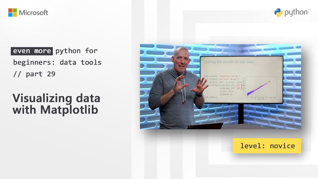 Visualizing data with Matplotlib | Even More Python for Beginners- Data Tools [29 of 31]