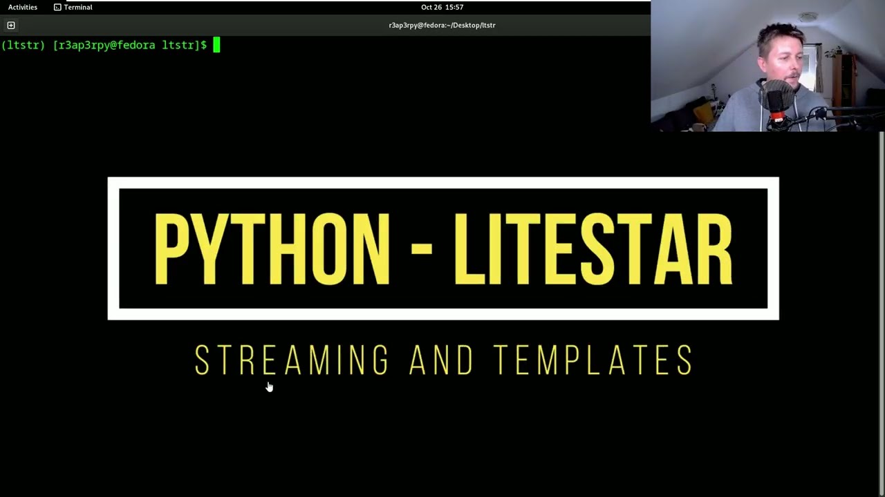 Python - Litestar - Streaming and templates
