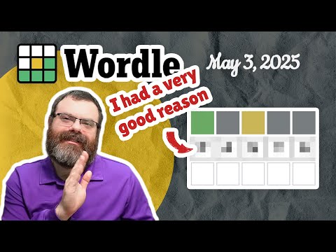 A perfectly logical guess | Wordle #1414 (May 3rd, 2025)