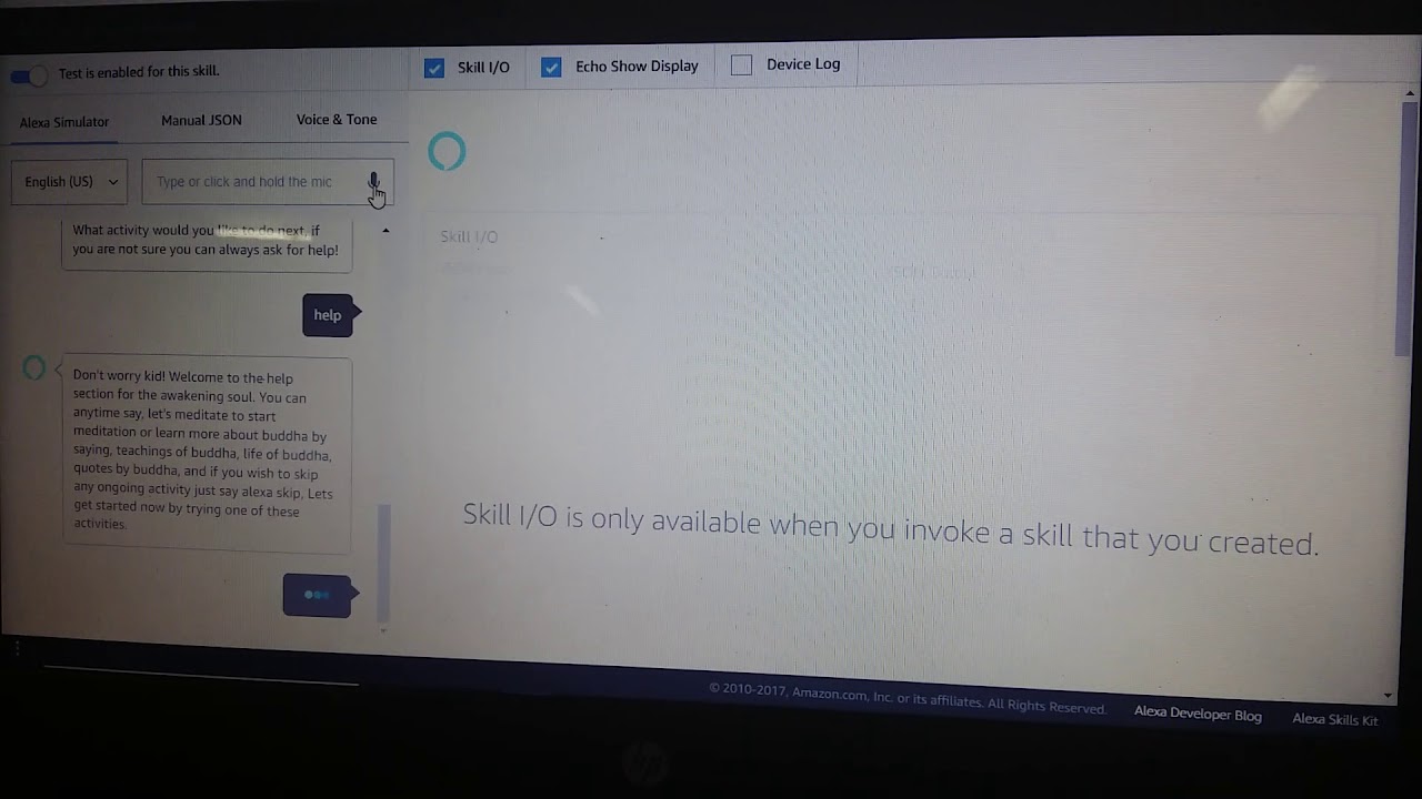 Awakening Soul- DevPost Submission for #AmazonAlexaSkillsChallengeKids