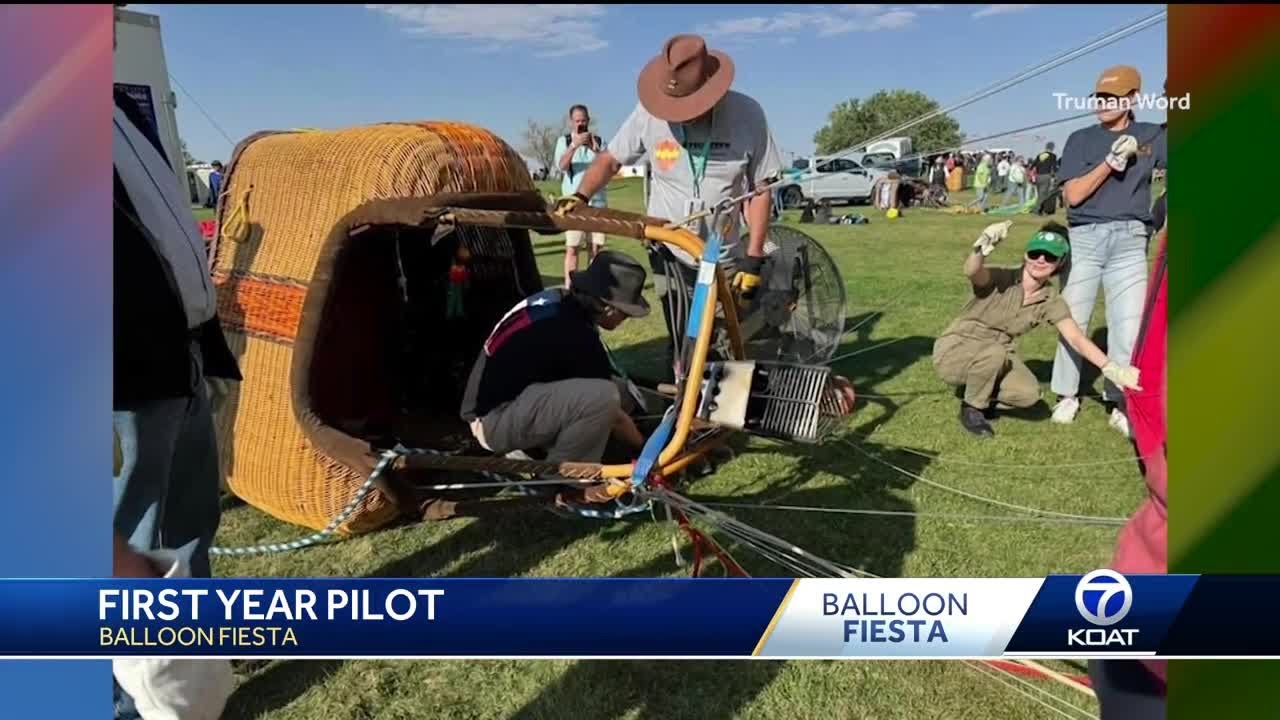 First-time pilot joins Balloon Fiesta fun