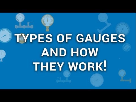 The MOST COMMON types of Pressure Gauges and how they work