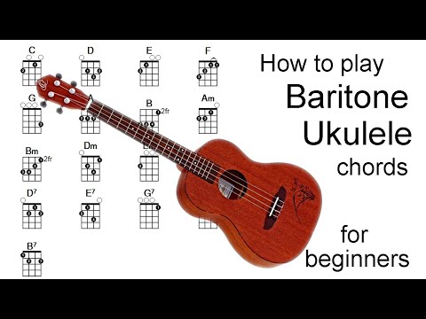 How to play baritone ukulele chords