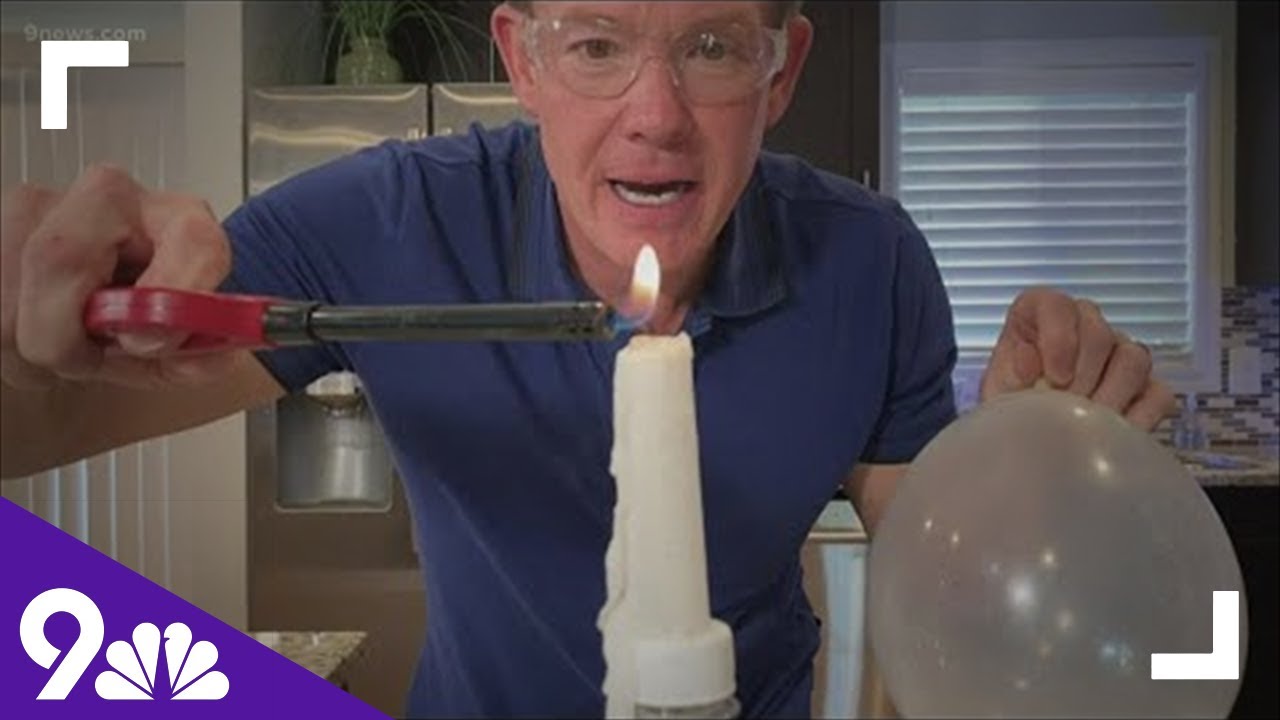 Science Minute: Learn about thermal energy with a candle and balloon