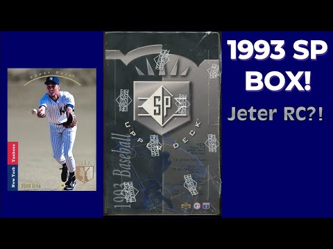 OPENING A $5,000 BOX OF 1993 SP BASEBALL CARDS TO FIND THE BEST JETER ROOKIE!