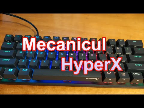 Tastatura gaming mecanica HyperX Alloy Origins 60 RGB - Unboxing