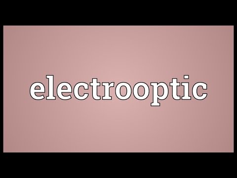Electrooptic Meaning