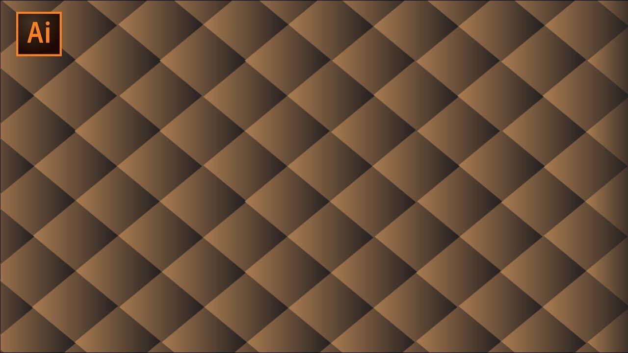 Create Geometric Background Design in Illustrator (Diamond Shape) - Vector Graphics