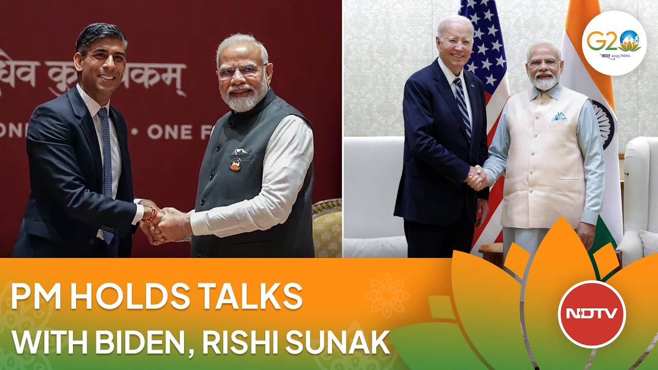 G20 Summit News: PM Modi Holds Bilateral Talks With Joe Biden, Rishi Sunak