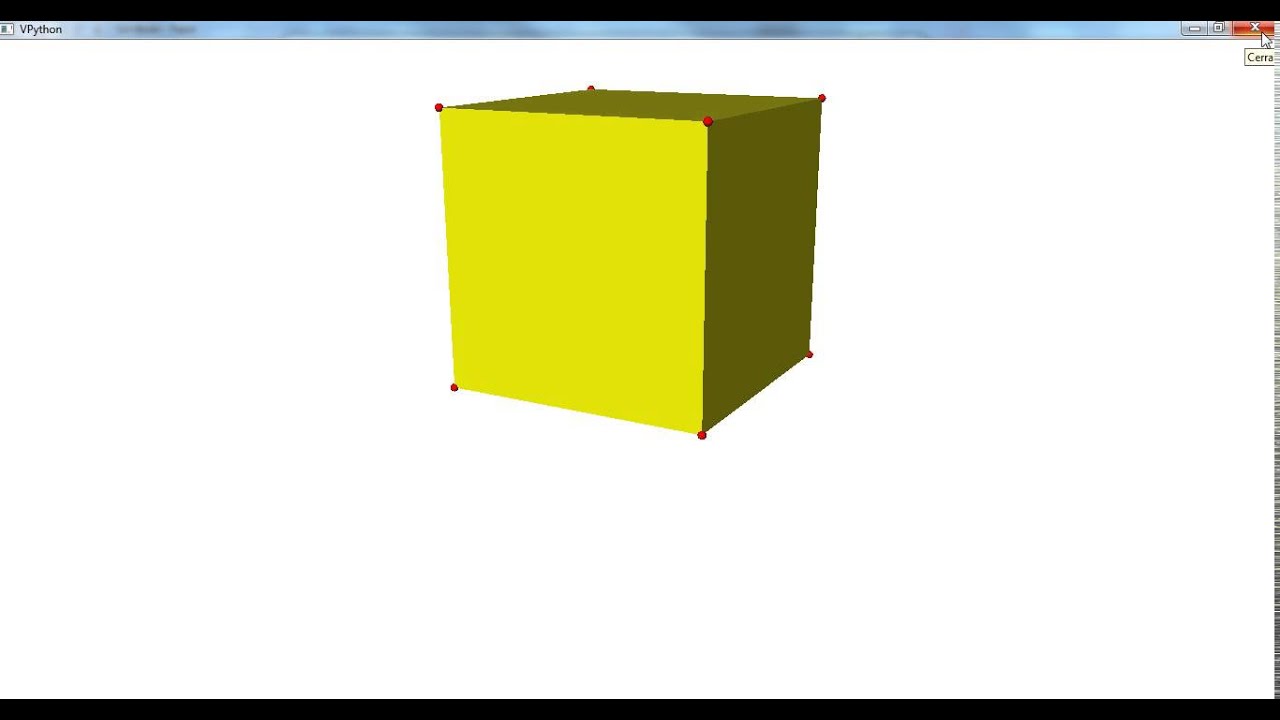 Introducción a VPython 1