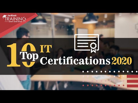 Top 10 Highest Paying IT Certifications 2020 | JanBaskTraining