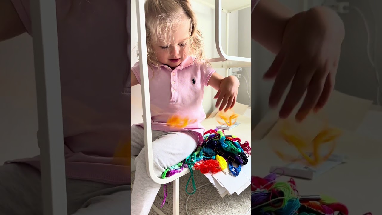 If only granny could see what Anna's doing with her threads!