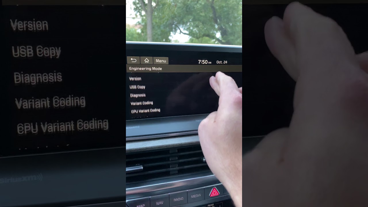 Kia Telluride SX - Enter Engineering Mode