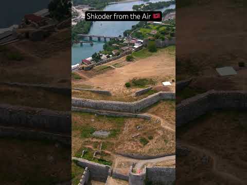#Shkoder, #Albania from the air. #djimavicair2 #albaniantrip #shkodër #balkantrip