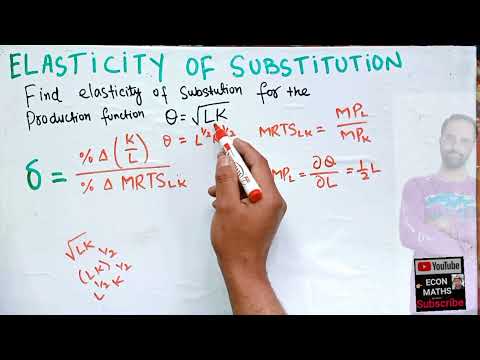 ELASTICITY of Substitution
