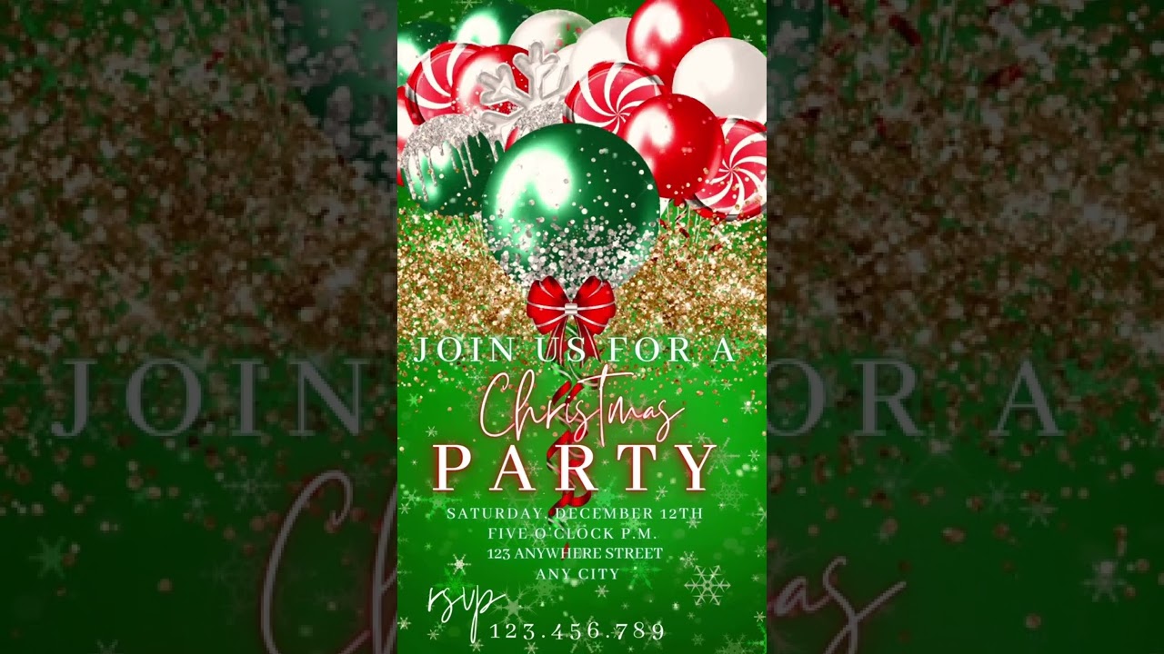 Christmas Party Invitation