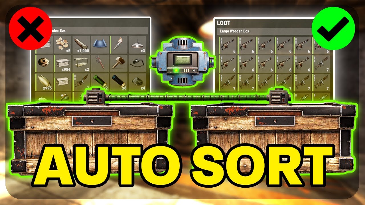 Rust Auto Sorting System - NEVER Mess Up Your Boxes Again