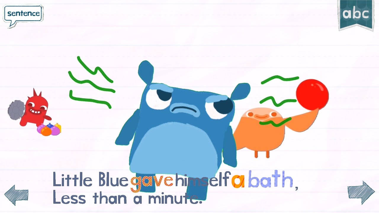 Endless reader “bath” (with text and narration)