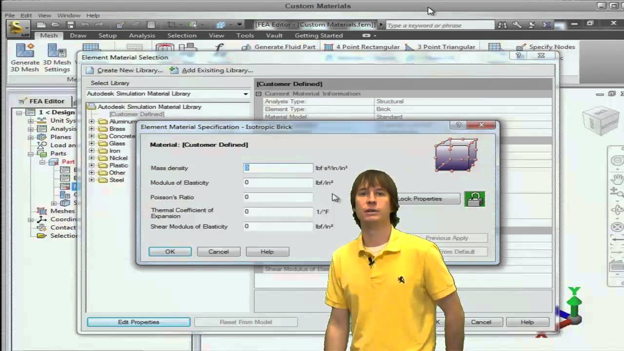 User Defined Material