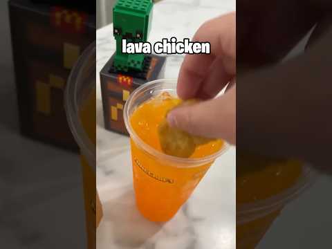 steve's LEGO lava chicken!