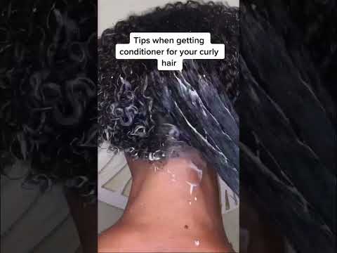 Curly hair conditioner tips #naturalhair #curlyhair #hair #curly #curlyhairtips