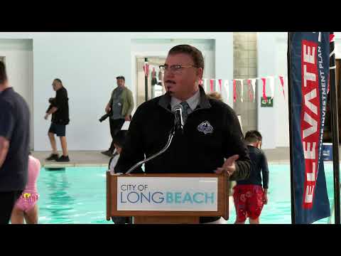 We're LIVE at the grand reopening of the Martin Luther King Jr. Park Pool!