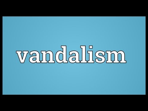 Vandalism Meaning
