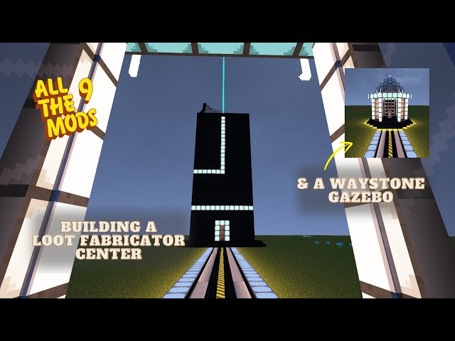 All The Mods 9 Minecraft ATM9 Builds - Building a Loot Fabricator Sci ...