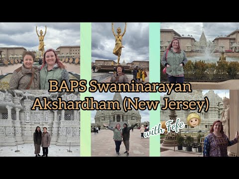 Visiting the SECOND LARGEST Hindu Temple in the World - Swaminarayan Akshardham in Robbinsville, NJ