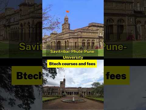 Pune University: Btech Courses & Fees #minutecollegereview #puneuniversity #course